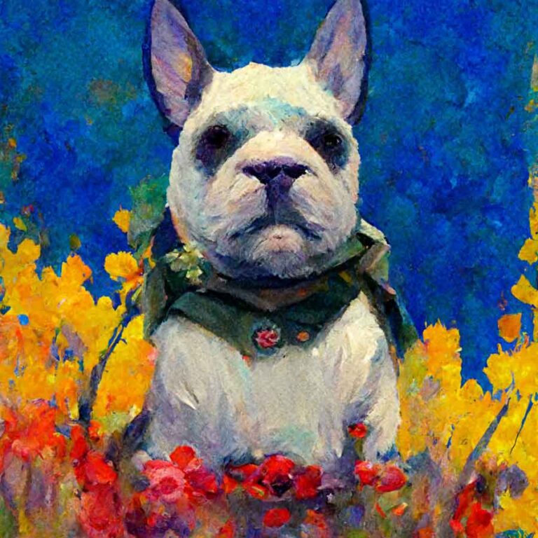 Buy French Bulldog Imitation Art | DOGGO Art