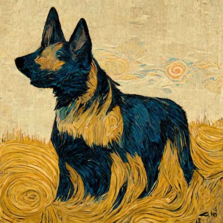 Purchase German Shepherd Illustrations | DOGGO Art